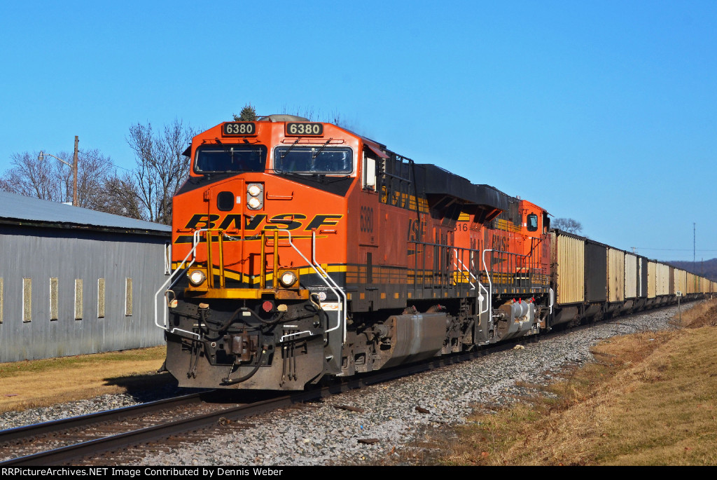 BNSF 6380, CP's Tomah Sub.
